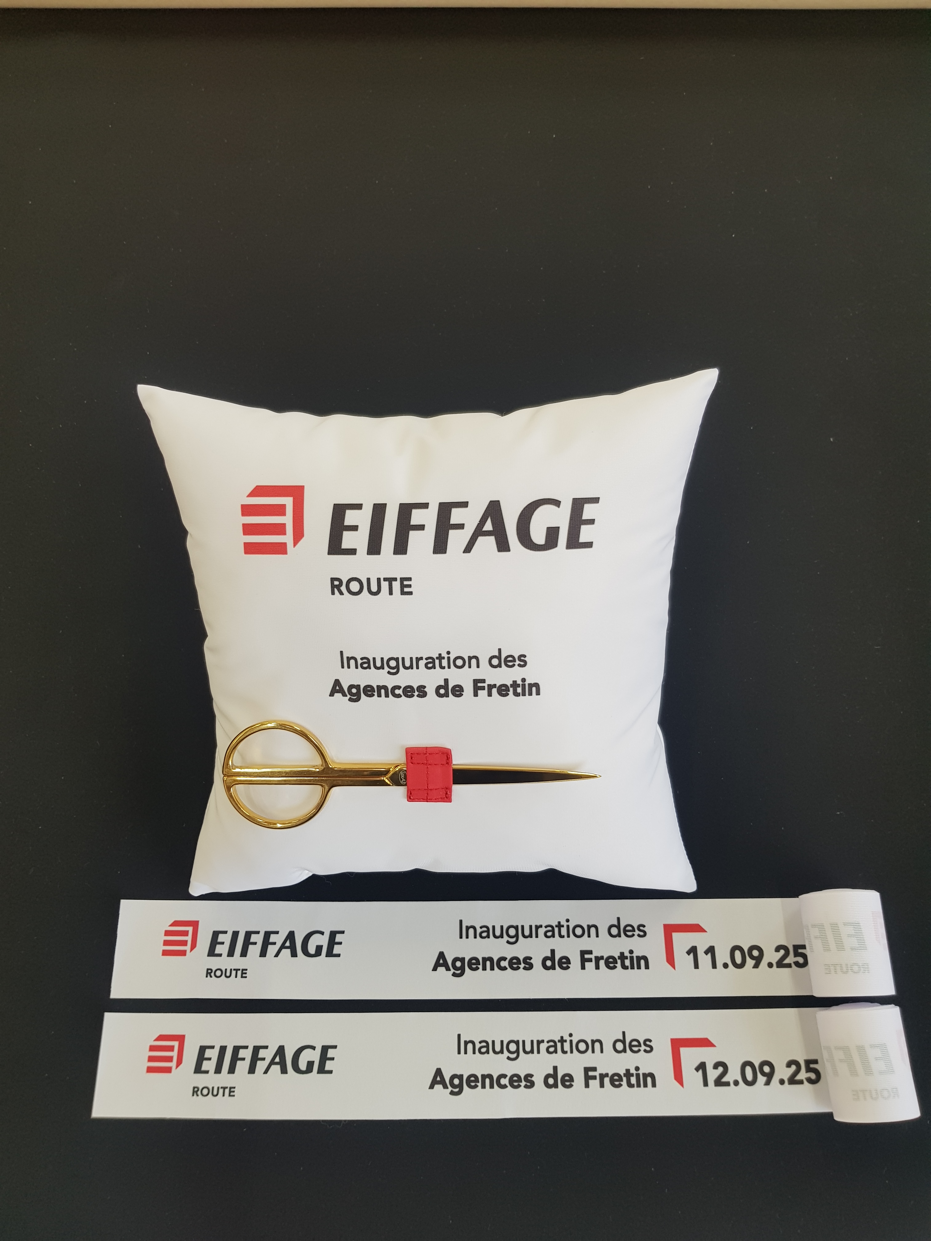 Kit inaugural Eiffage - Ruban-Inauguration.com